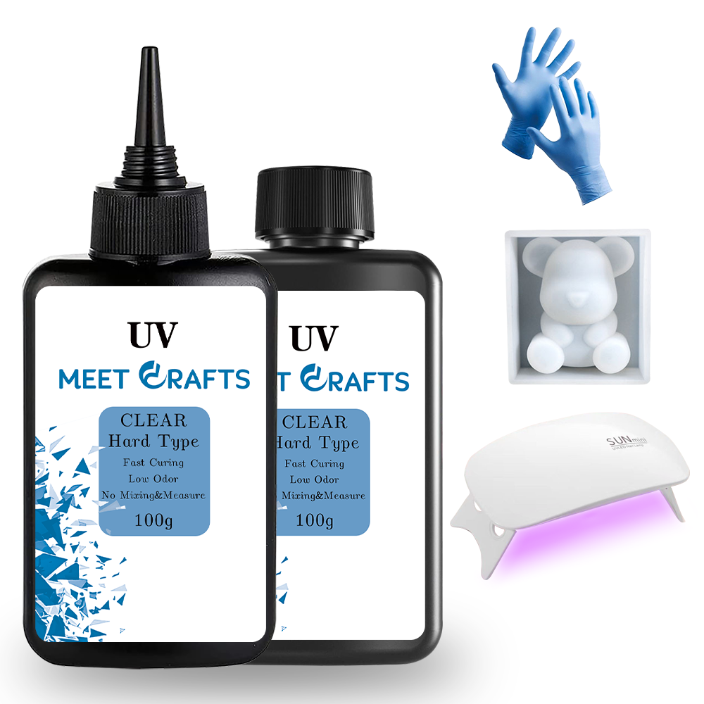 UV Resin-100g Crystal Clear Ultraviolet Curing UV Resin – MEET CRAFTS