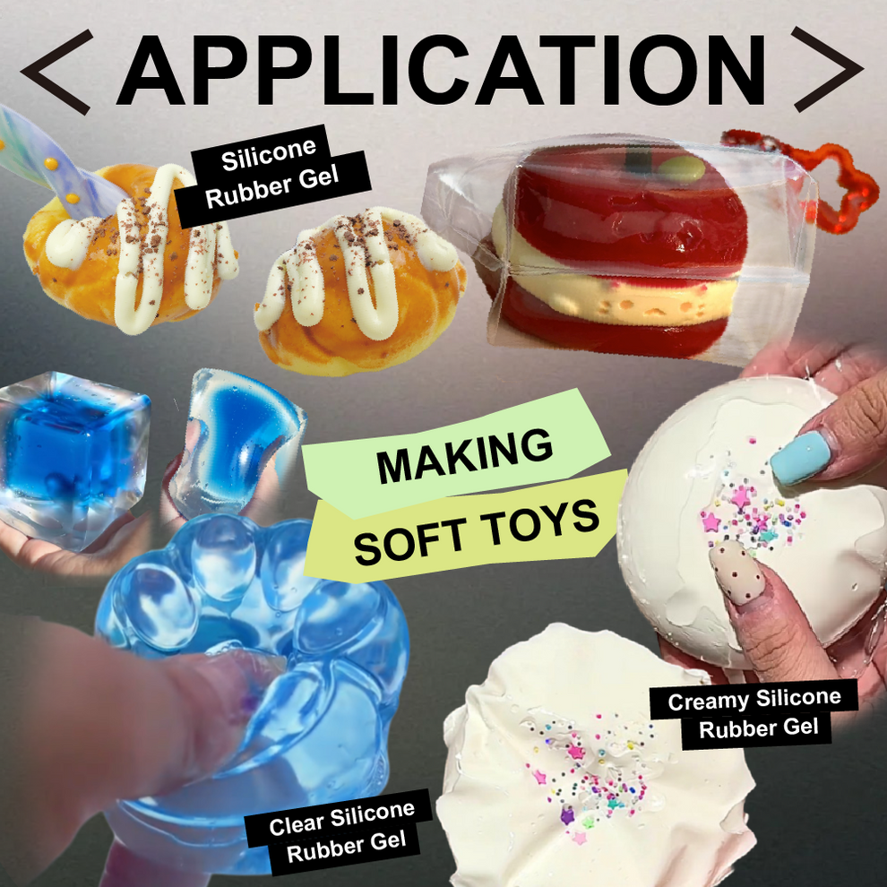 Soft Silicone Squishy Rubber Gel for DIY Squishy Toys – MEET CRAFTS