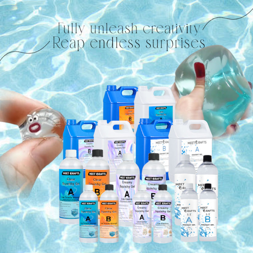 Soft Silicone Squishy Rubber Gel for DIY Squishy Toys – MEET CRAFTS